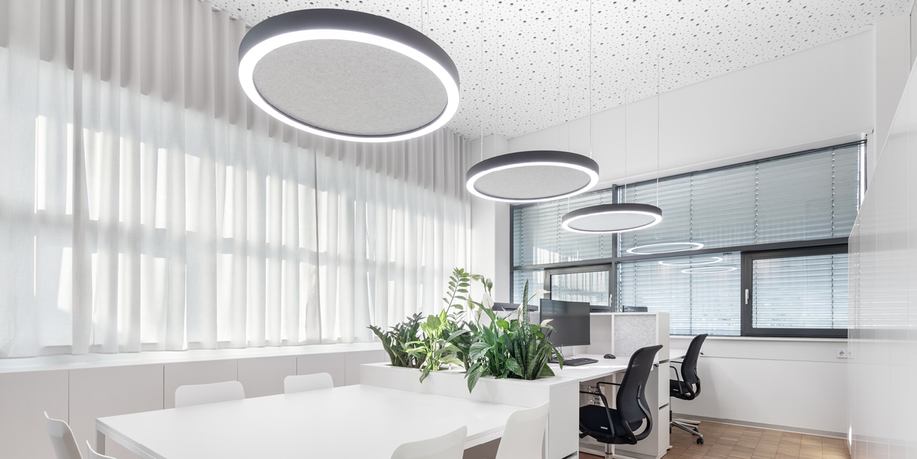 MINO CIRCLE – Sound and light in perfect circles – Acoustic luminaire I ...