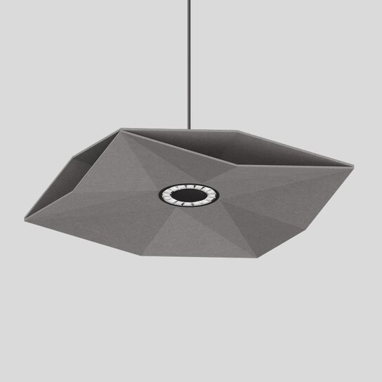 SOUNDCATCHER – Shaping sound and light – Acoustic luminaire I xilence